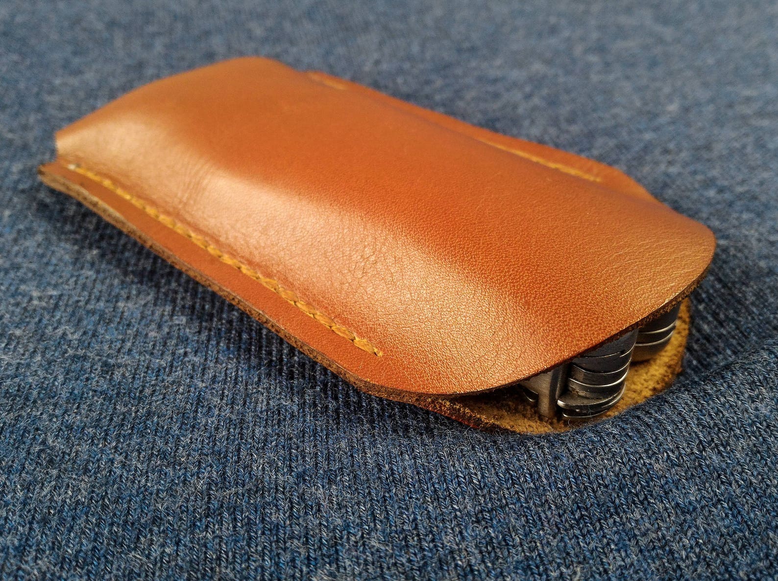 Leather Pocket Slip for Medium Sized Knives and Tools Leather - Etsy