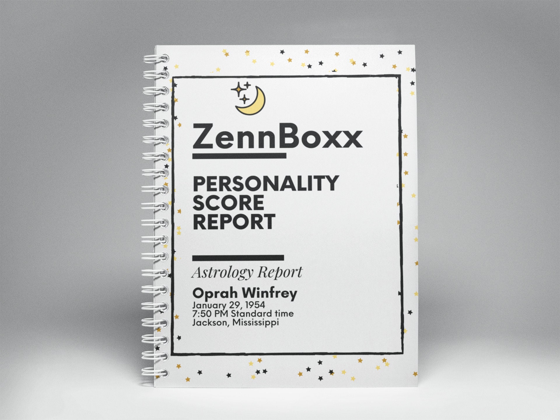 Personality Score Report Natal Chart Reading Full Birth - Etsy