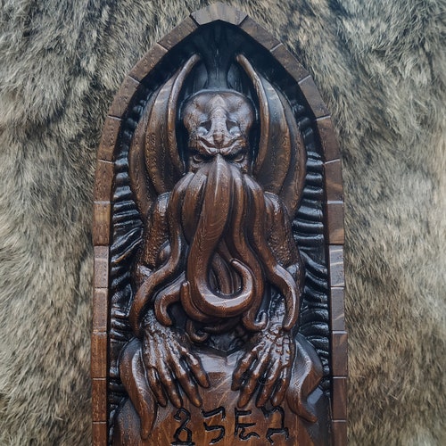 Cthulhu Lovecraft Statue Altar Souvenir Space Horror Tentacles | Etsy