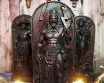 Hoodoo Altar Wood Carving - Etsy