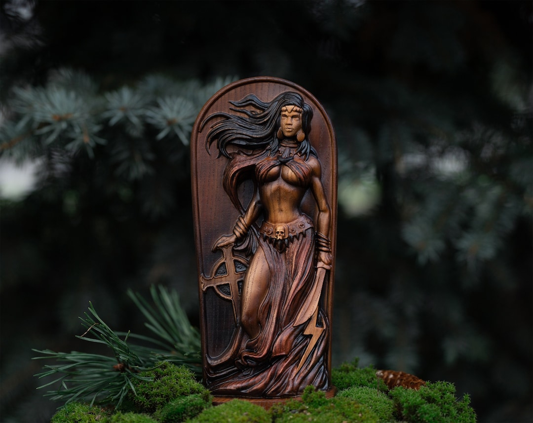 Oya Statue: Yoruba Tornado Goddess, Cemetery Guardian - Etsy