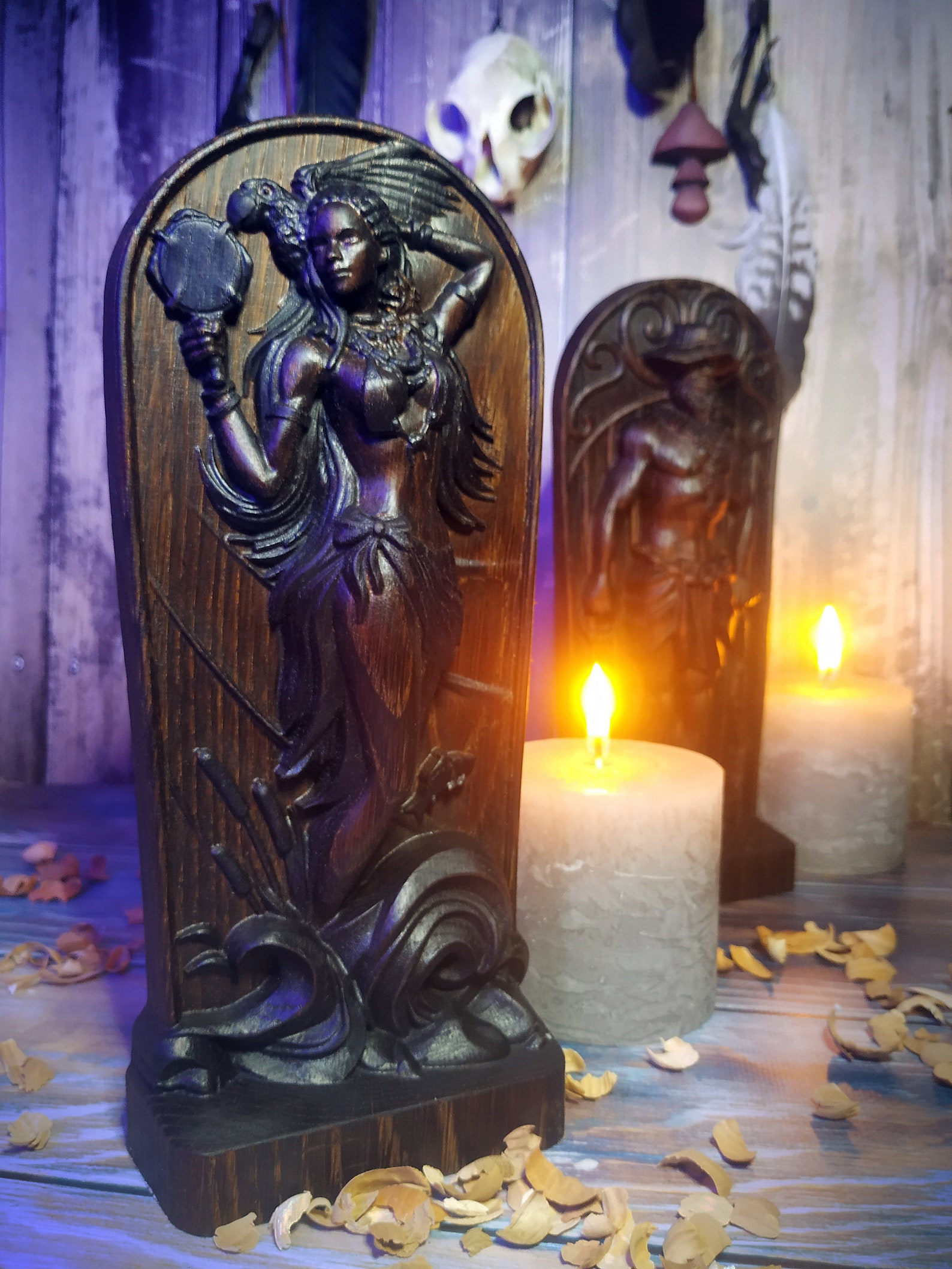 Estatua de Oshun Ọṣun Ochún Santería Yoruba Vudú haitiano - Etsy España