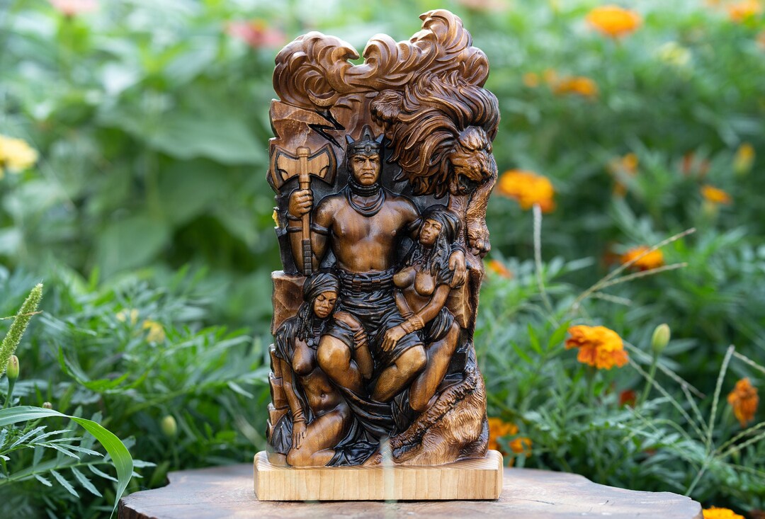 Shango Chango Esango Yoruba Royal Ancestor Vodou Voodoo Orleans Hoodoo ...