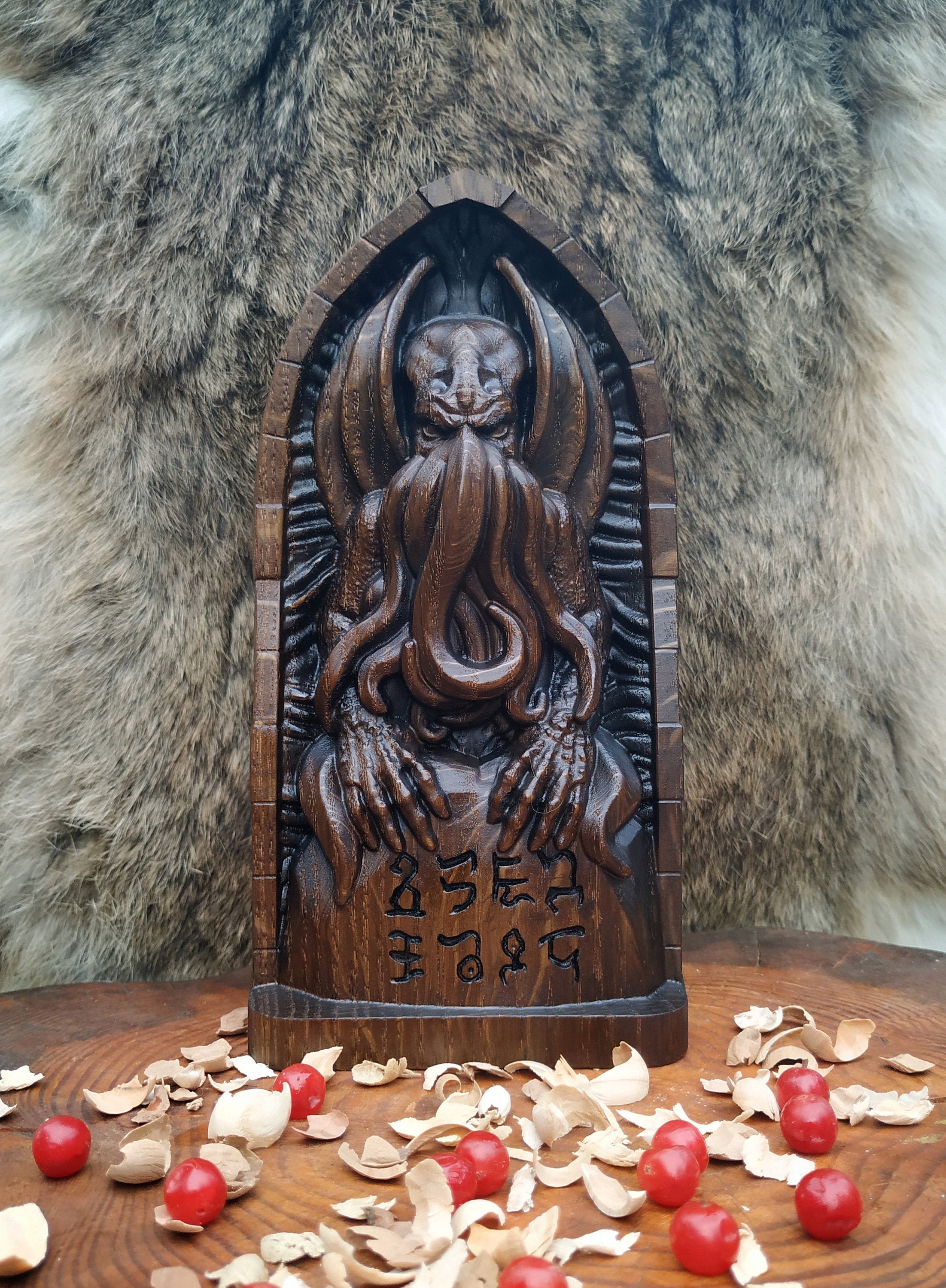 Cthulhu Lovecraft Statue Altar Souvenir Space Horror Tentacles | Etsy