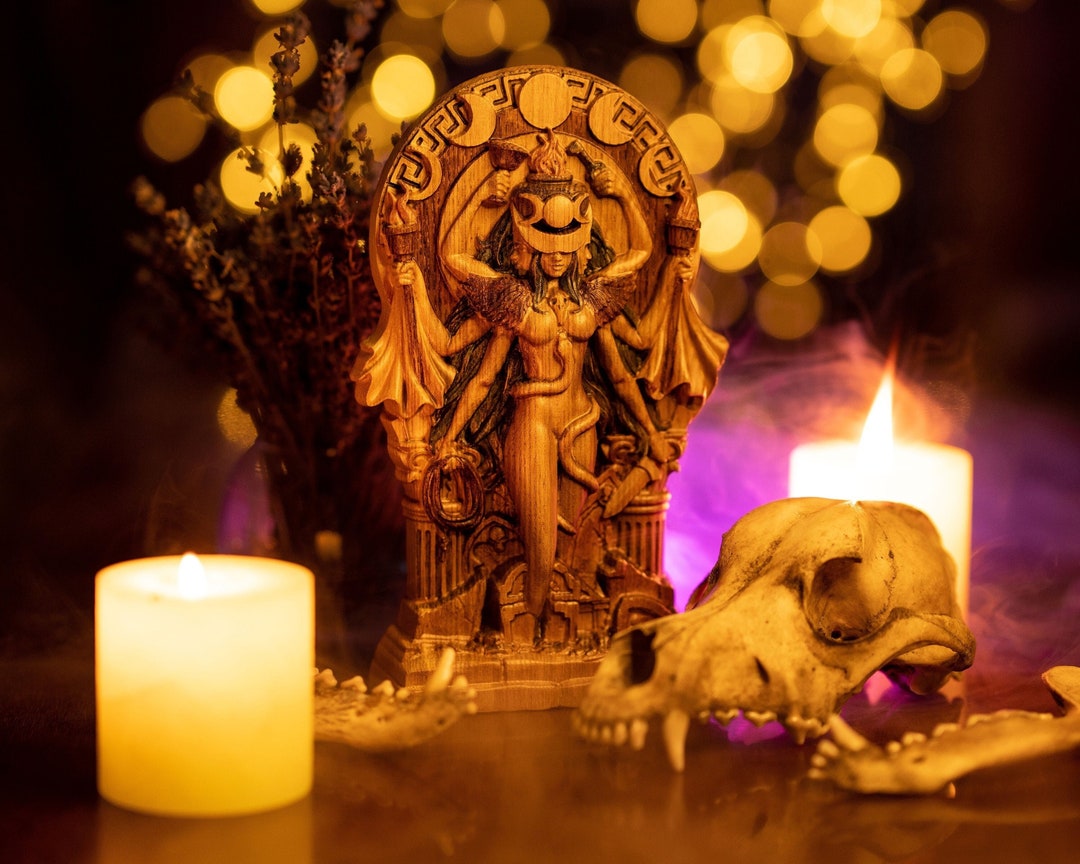 Hecate Greek Goddess Pagan Wiccan Wicca Altar Witches Witchcraft Moon ...
