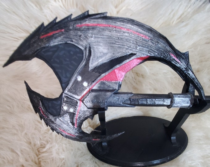 The Elder Scrolls V Skyrim Daedric War Axe - Etsy