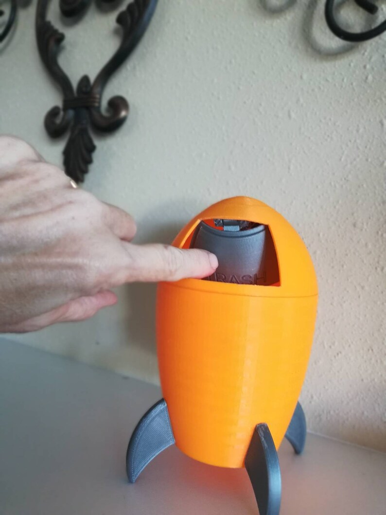 Fallout Rocket Trash Can Desktop - Etsy