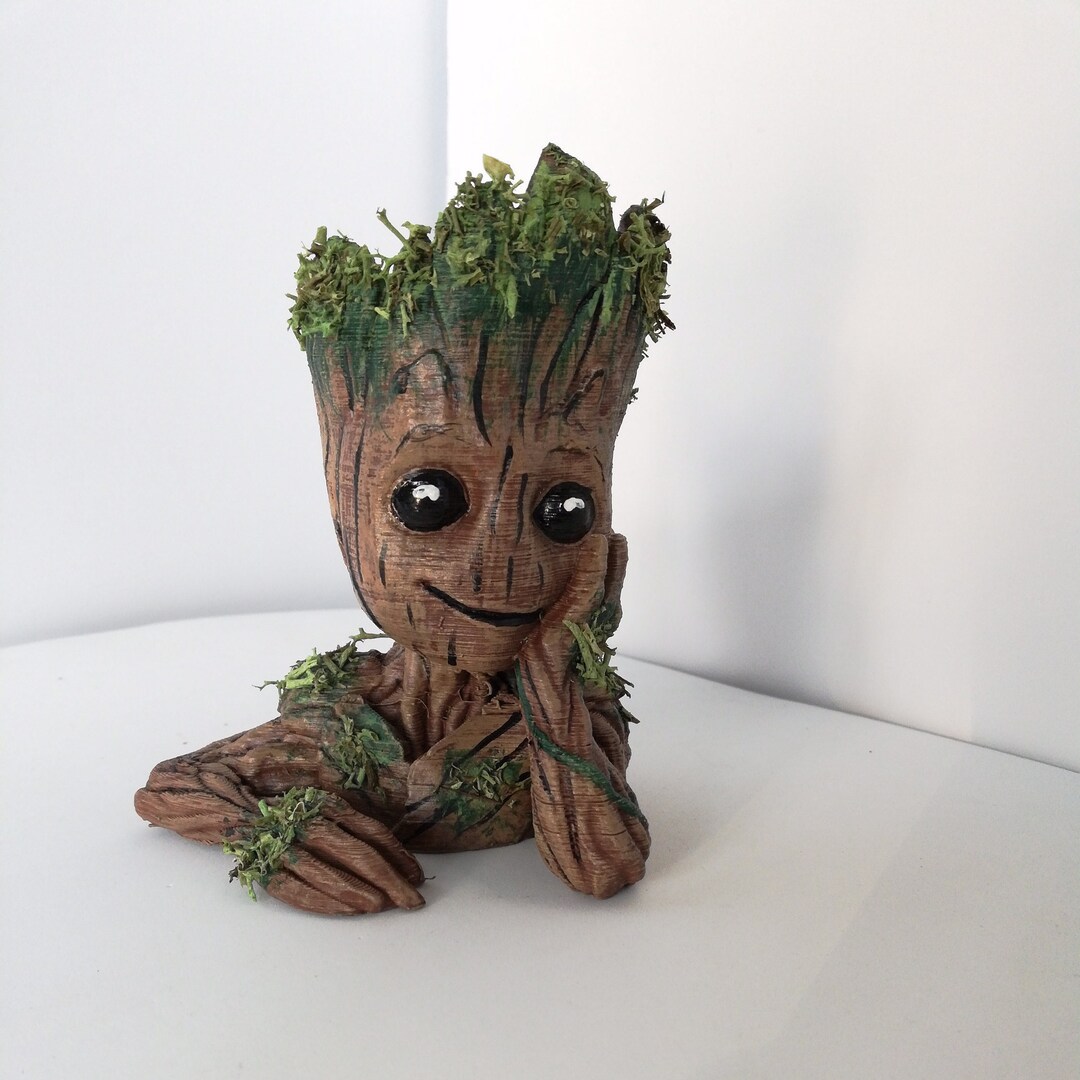 Baby Groot Planter | Flower Pot | Guardians of Galaxy Fan Art ...