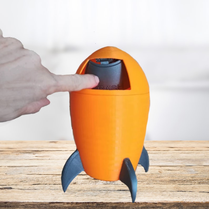 Fallout Rocket Trash Can Desktop - Etsy