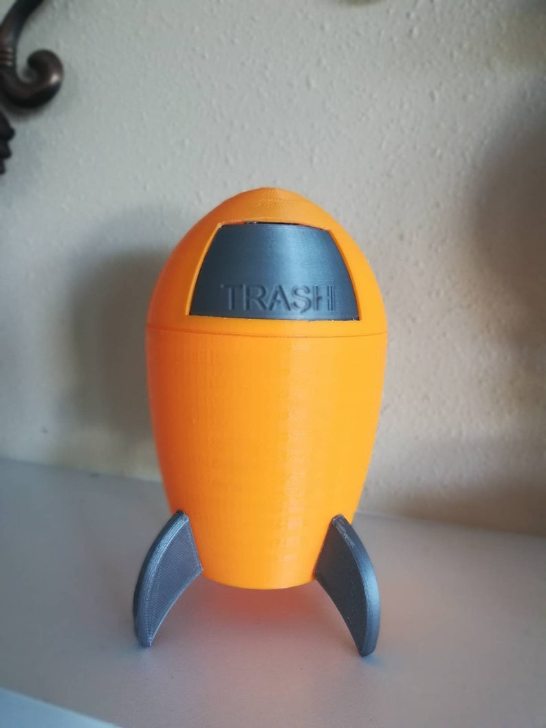 Fallout Rocket Trash Can Desktop | Etsy