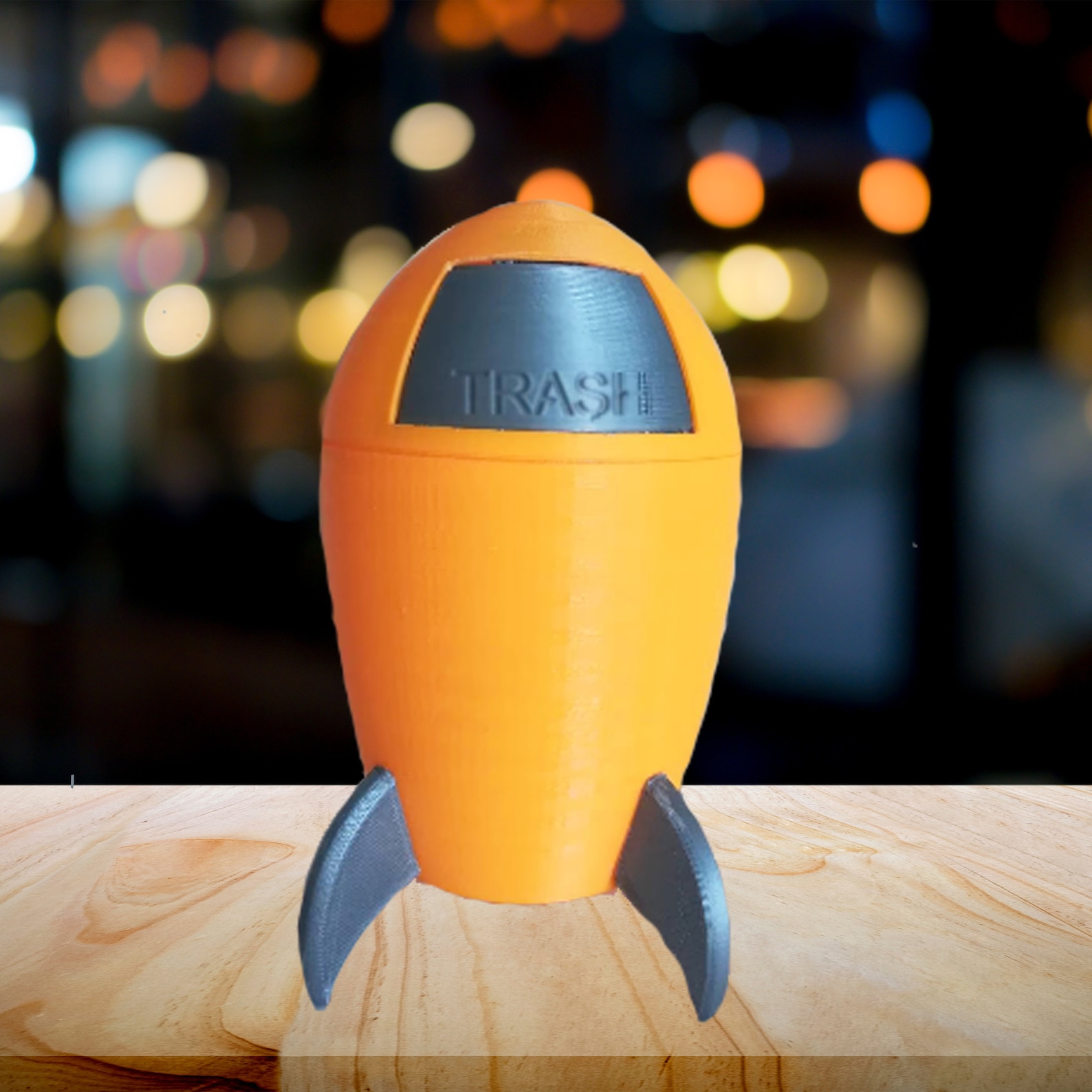 Fallout Rocket Trash Can Desktop - Etsy