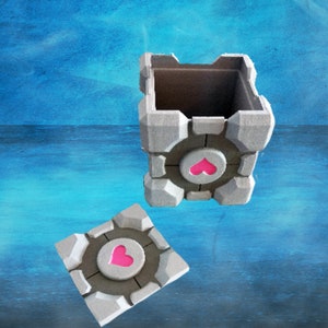 Custom Order Large Portal Companion Cube - Etsy