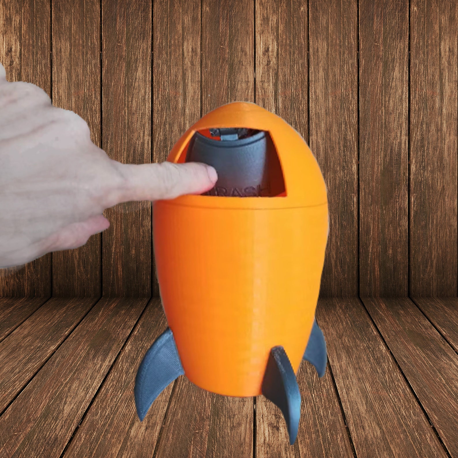 Fallout Rocket Trash Can Desktop - Etsy