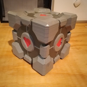 Custom Order Large Portal Companion Cube - Etsy