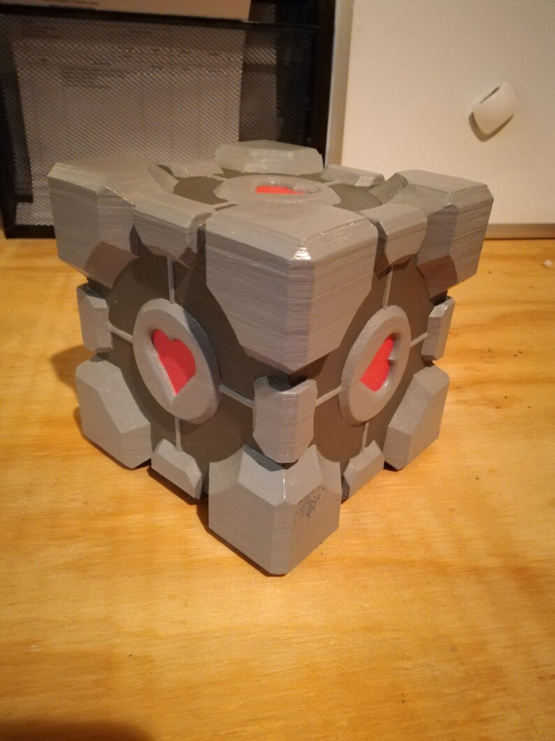 Custom Order Large Portal Companion Cube - Etsy