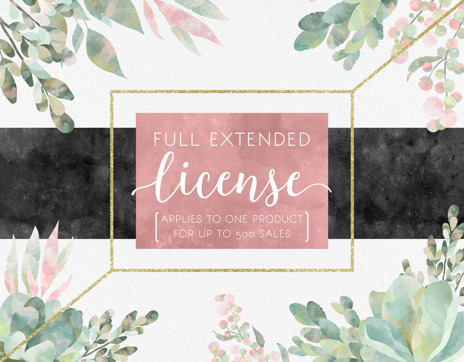 Full Extended License for Unlimited Commercial Use - Etsy