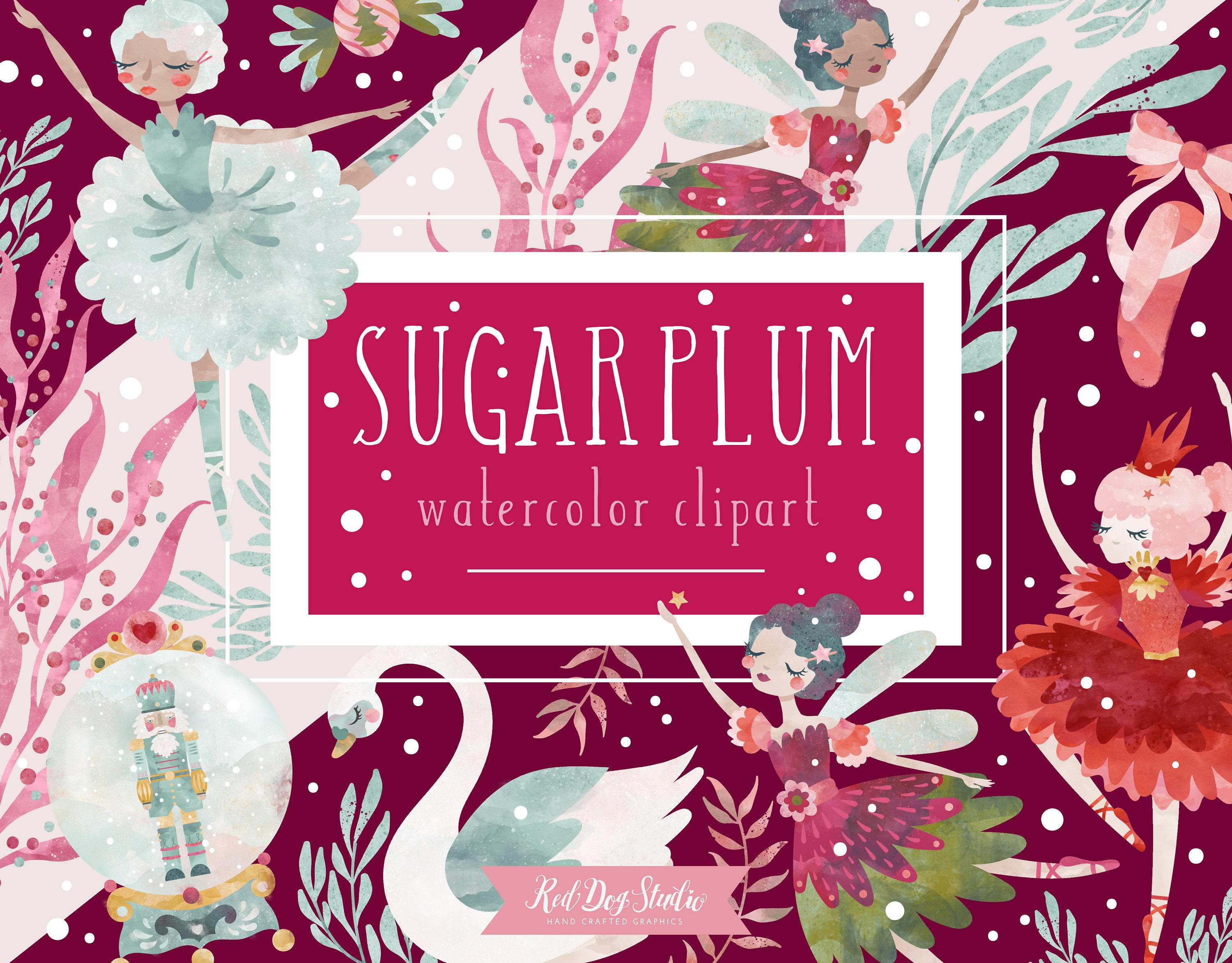 Sugarplum Fairy Clipart Eps