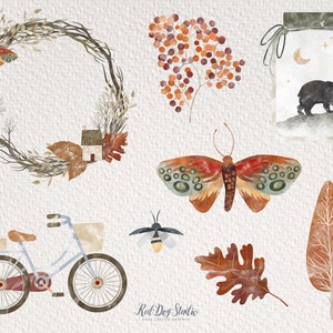 Farmhouse Clipart, Watercolor Clipart, Watercolor Cottage, Watercolor ...