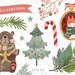 Holiday Watercolor Clipart Set, Christmas Greenery Watercolor Graphics ...
