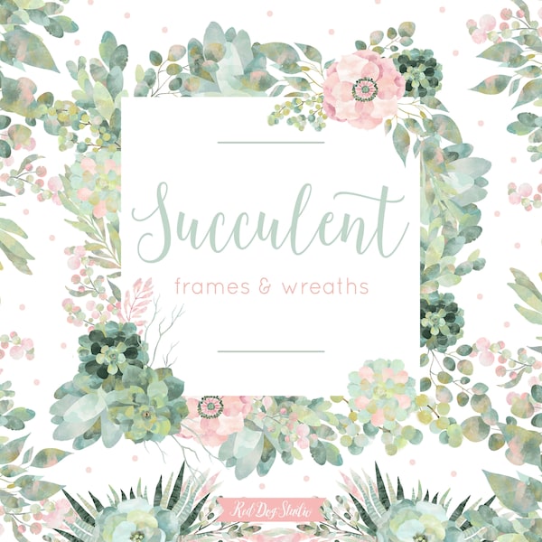 Succulent Wreath - Etsy