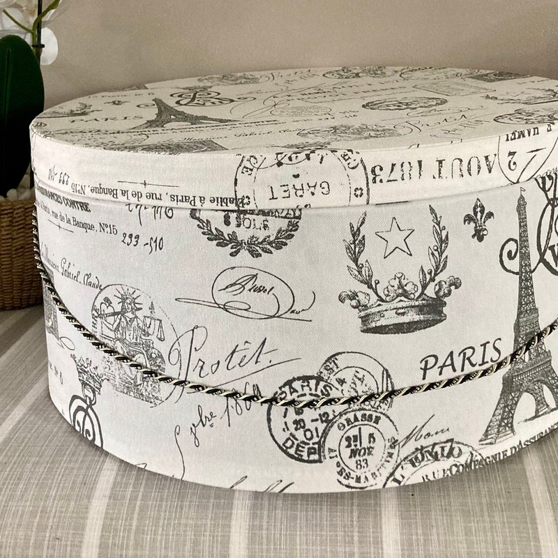 Decorative Hat Box - Etsy