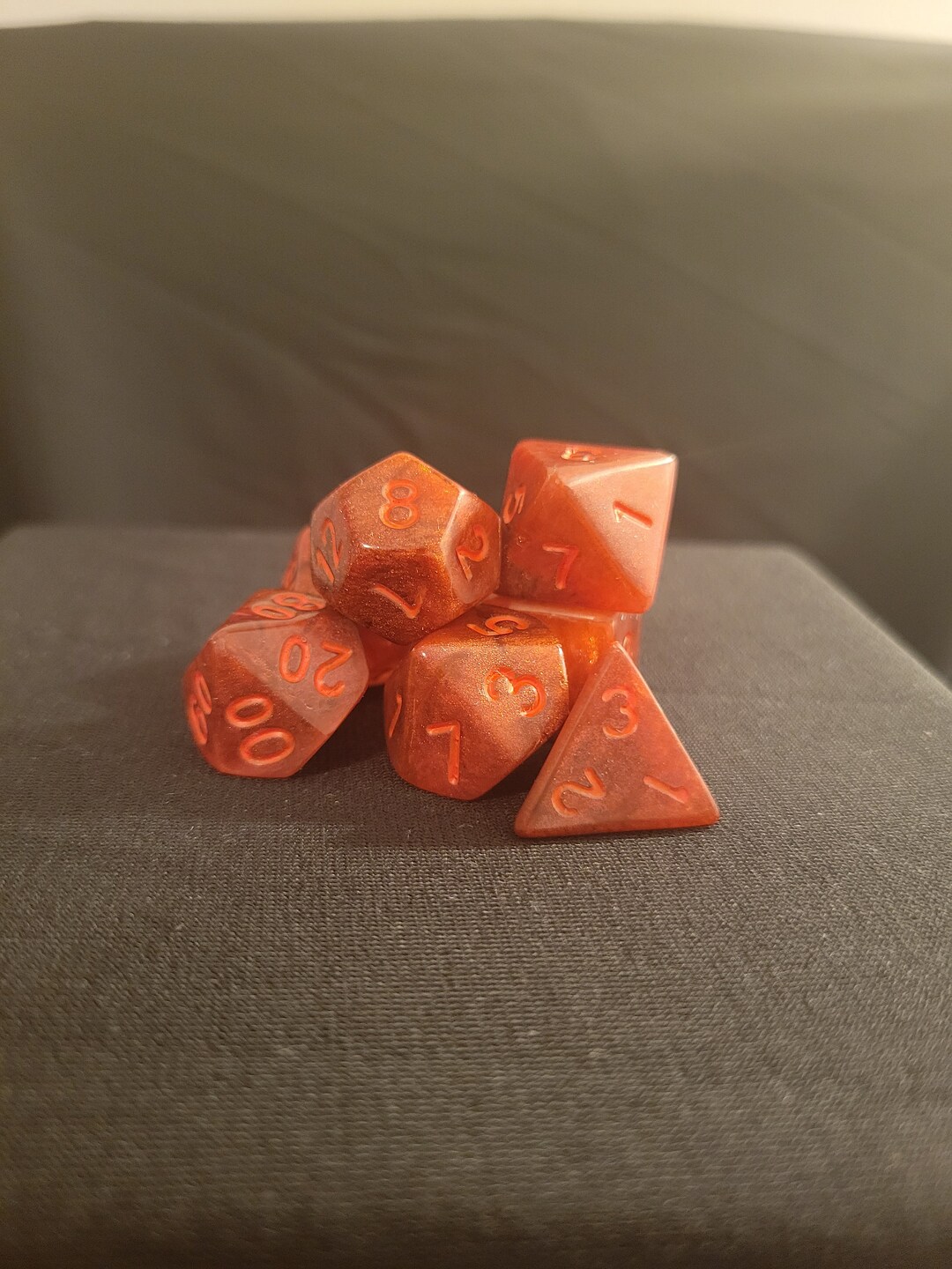 Dragonborn Round Edge Polyhedral Dice Set 7 Piece - Etsy