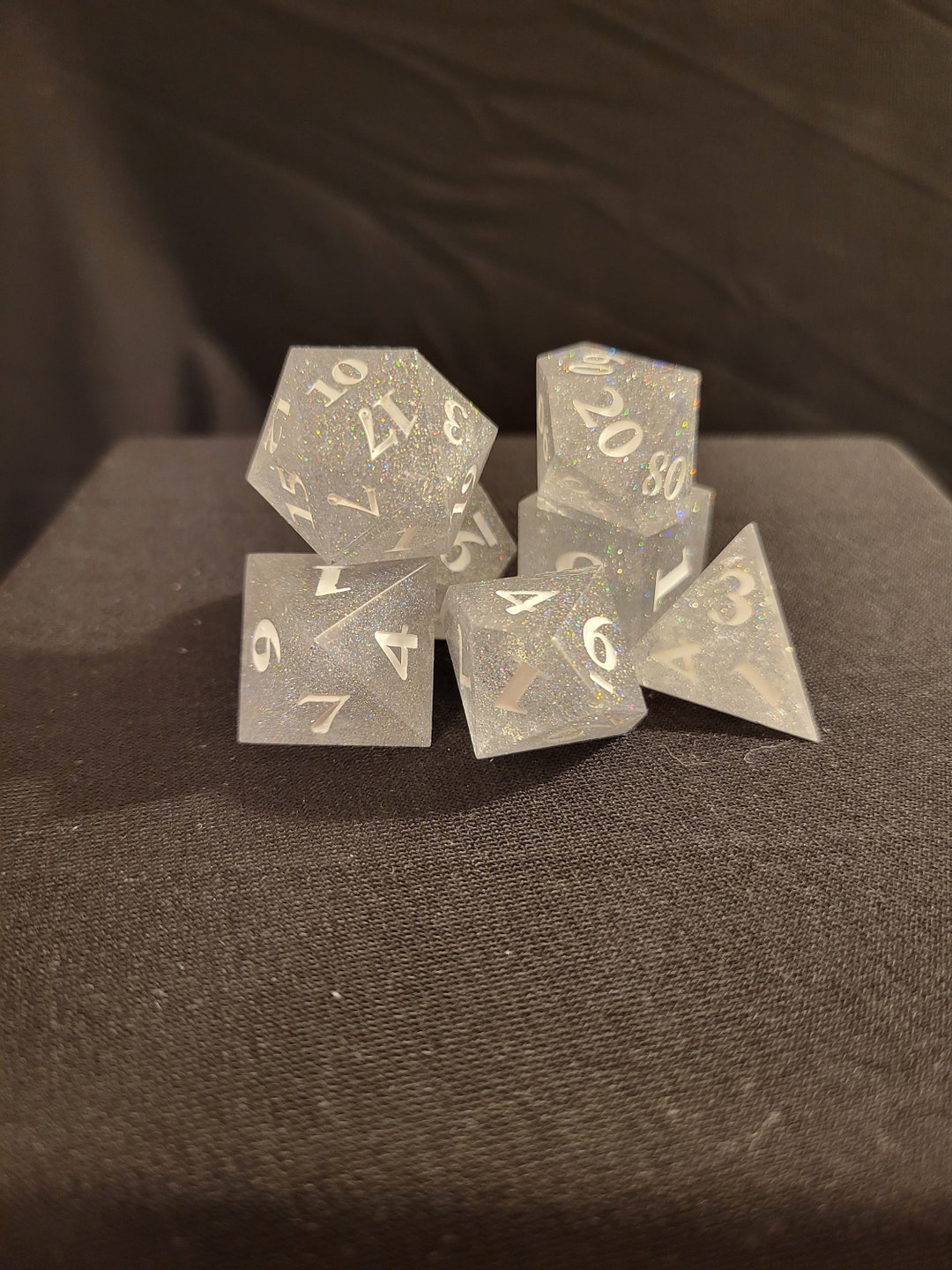 Skin of a Killer 7 Piece Sharp Edge Polyhedral Dice Set - Etsy
