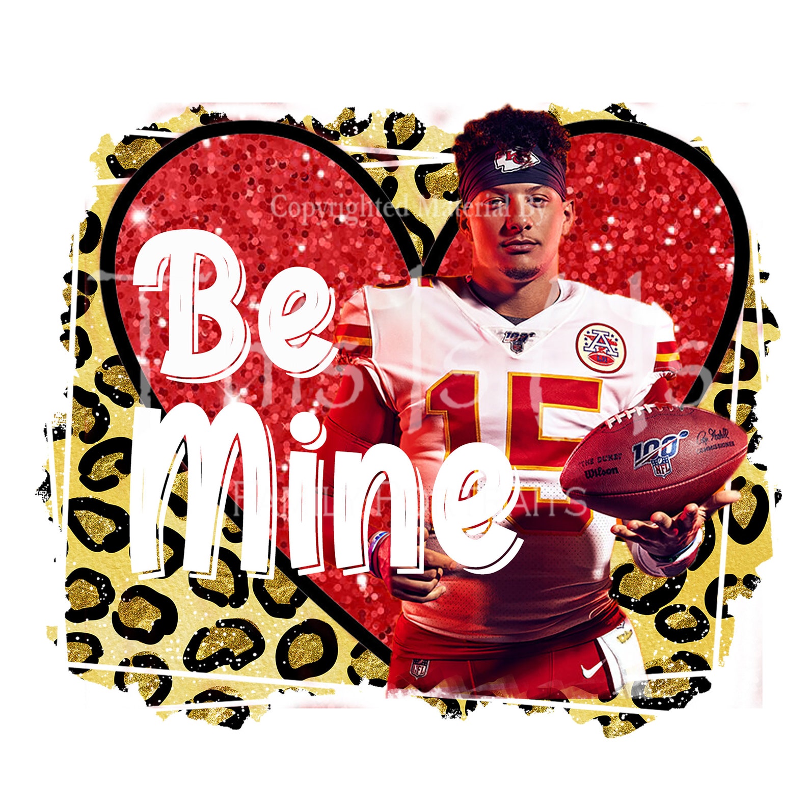 Patrick Mahomes Valentine Sublimation Design - Etsy