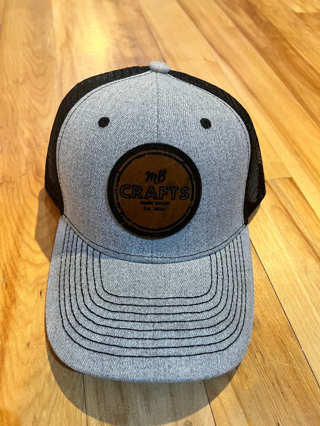 Black MB Crafts Trucker Hat, Snap Back Hat - Etsy