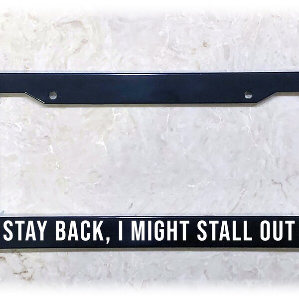 Personalized License Plate Back of Car - Etsy