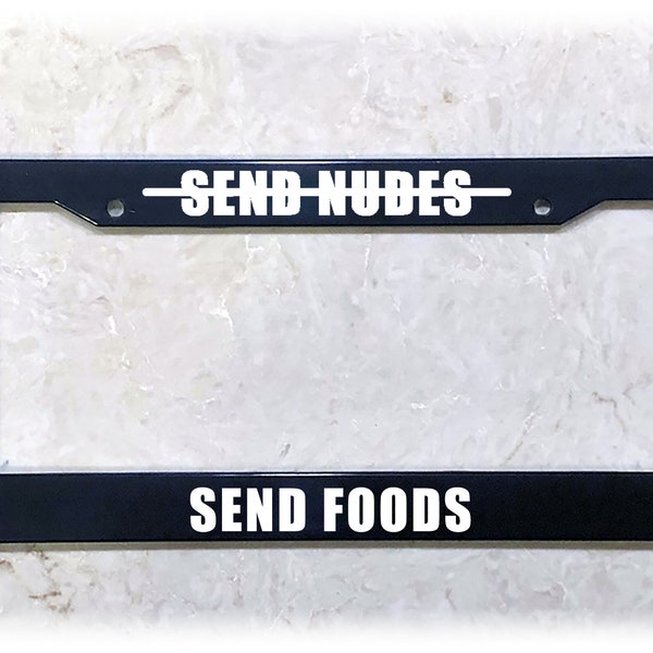 Food License Plate Frame - Etsy