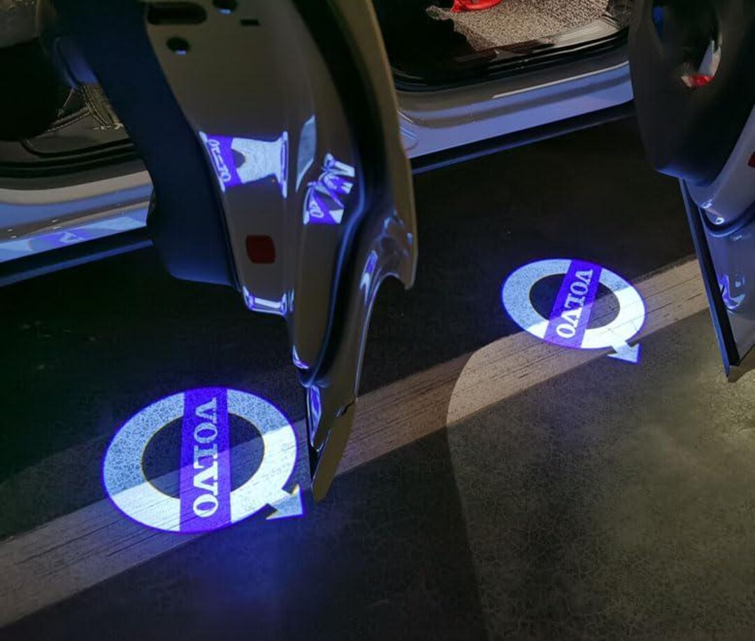 2x/4x Volvo Door Led Welcome Courtesy Light Projection Lamp Light Set ...
