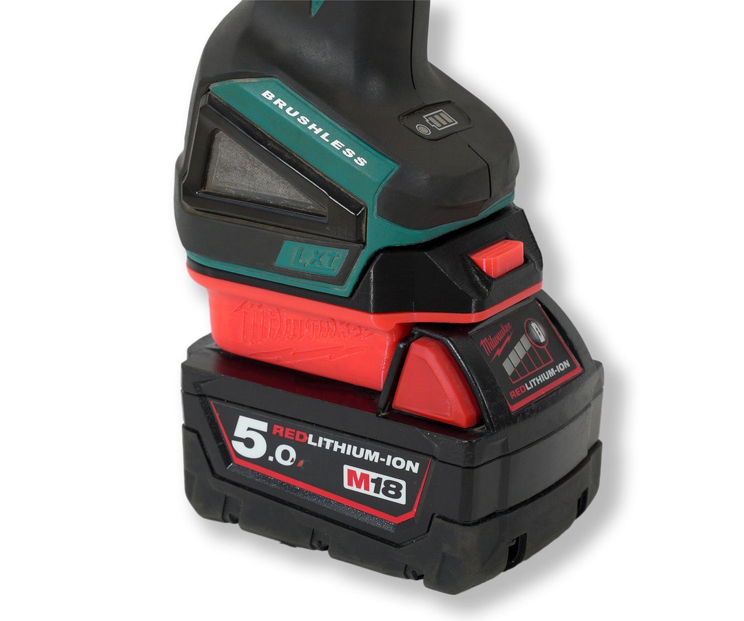 Adapter for Milwaukee M18 Battery to Makita 18V LXT Power Tool ...