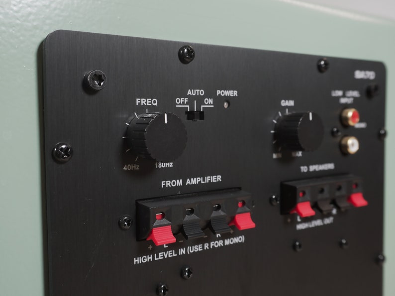 Down Firing Active Subwoofer With Integrated Amplifier and Passive ...