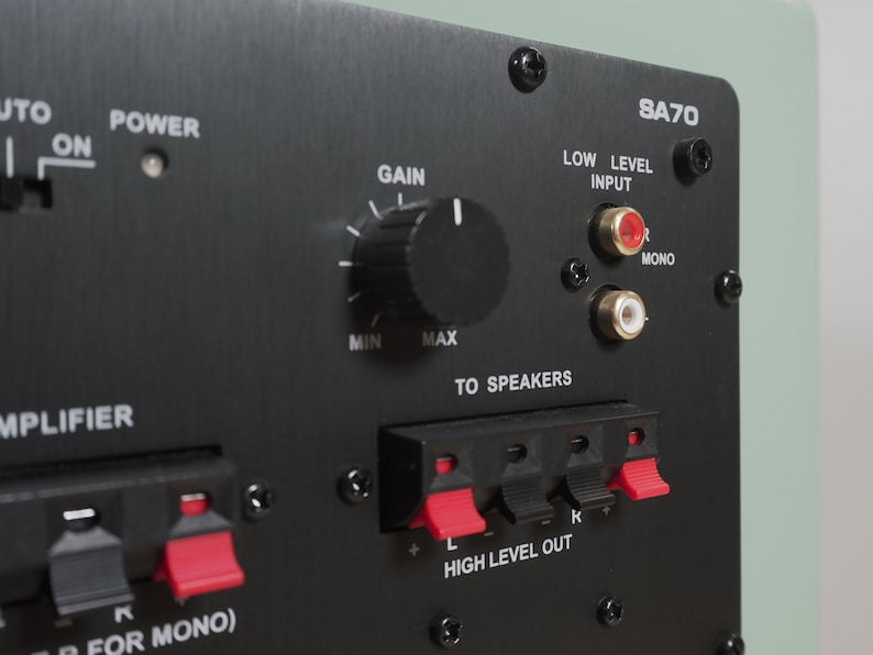 Down Firing Active Subwoofer With Integrated Amplifier and Passive ...