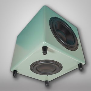Down Firing Active Subwoofer With Integrated Amplifier and Passive ...