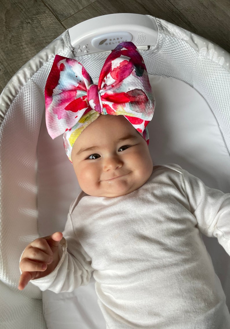 Watercolor Headwrap Baby Head Wrap Baby Headband Multicolor - Etsy