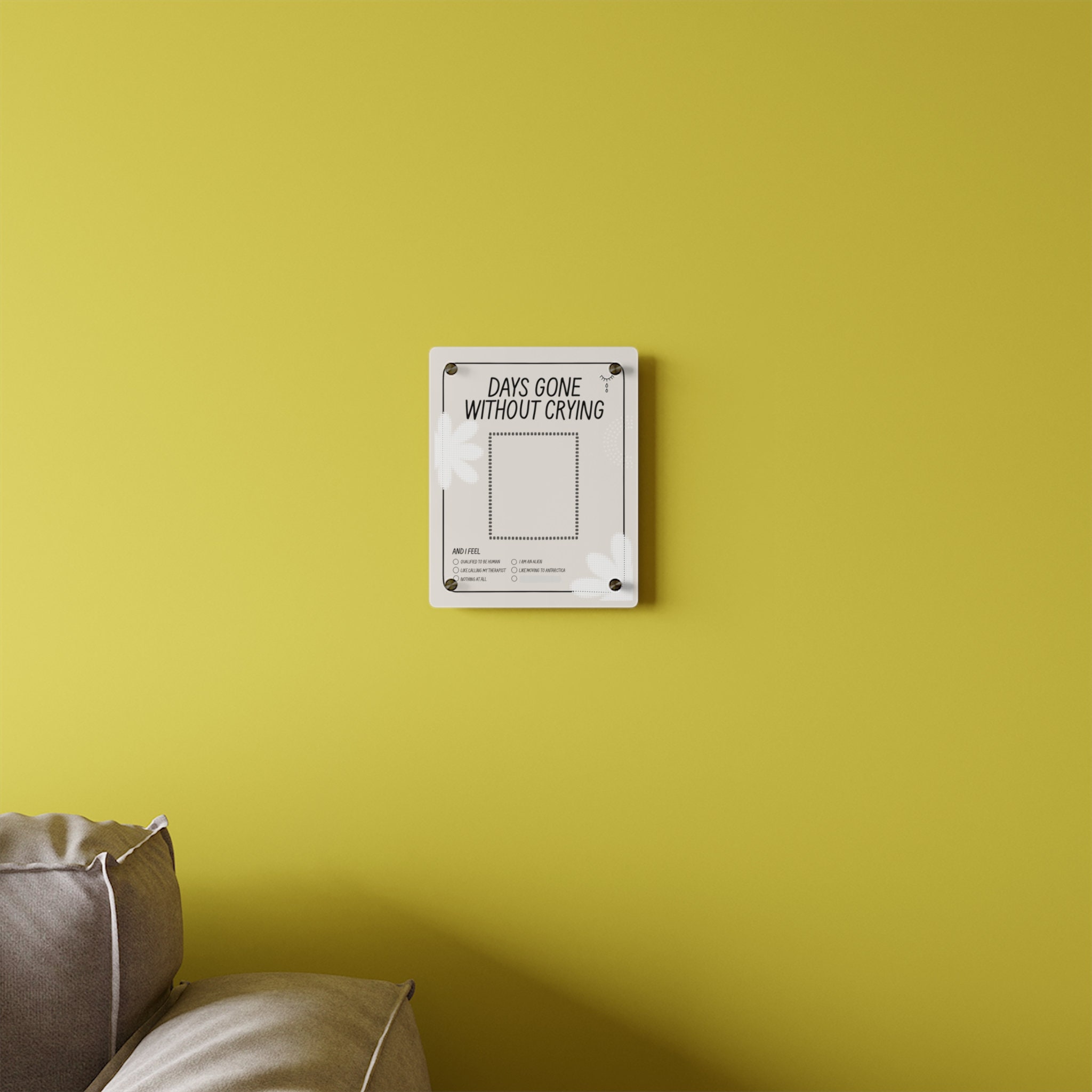 Days Gone Without Crying ~ Acrylic Wall Art - Etsy