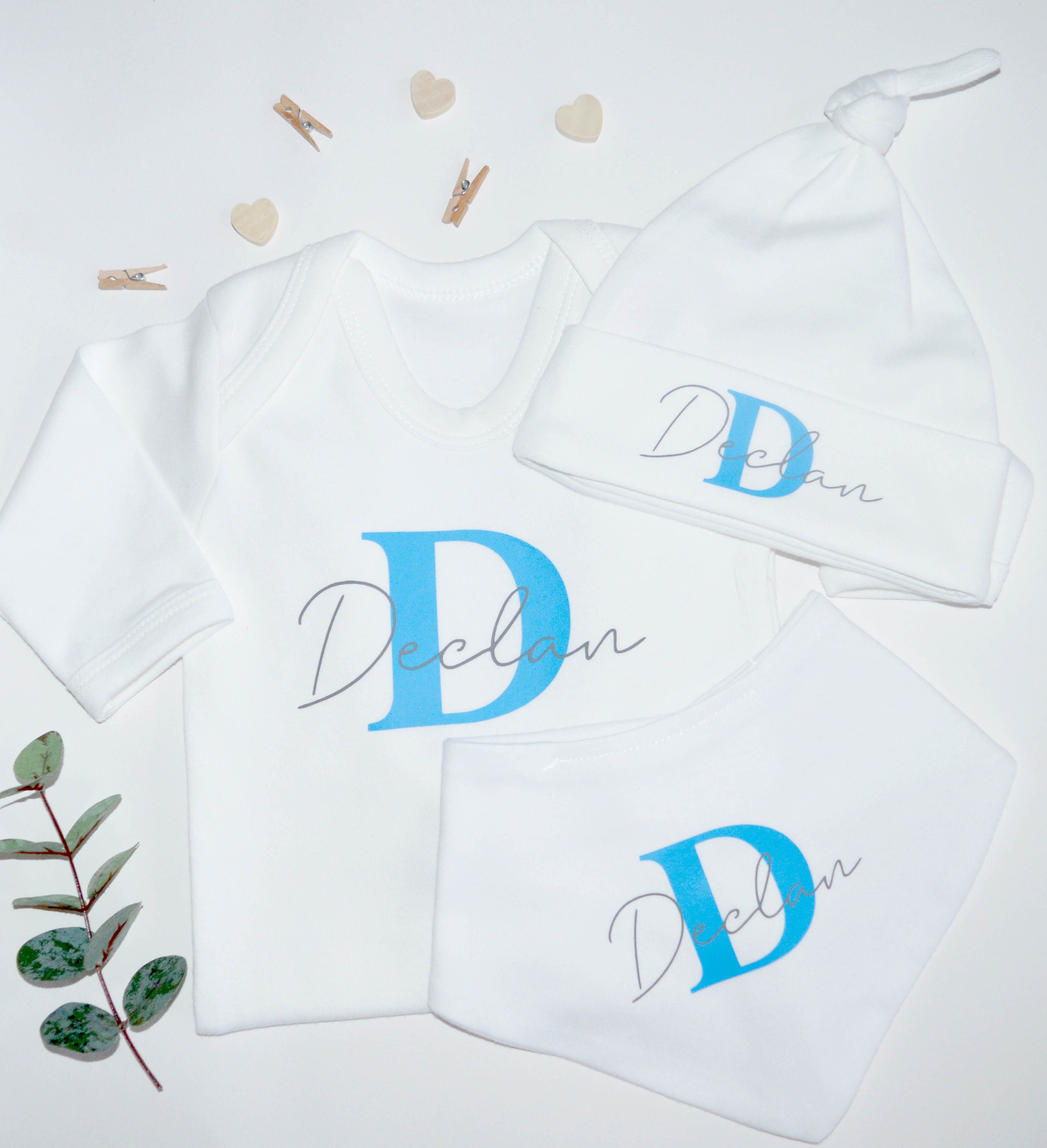 Personalised Baby Sleepsuits Personalised Baby Grows - Etsy UK