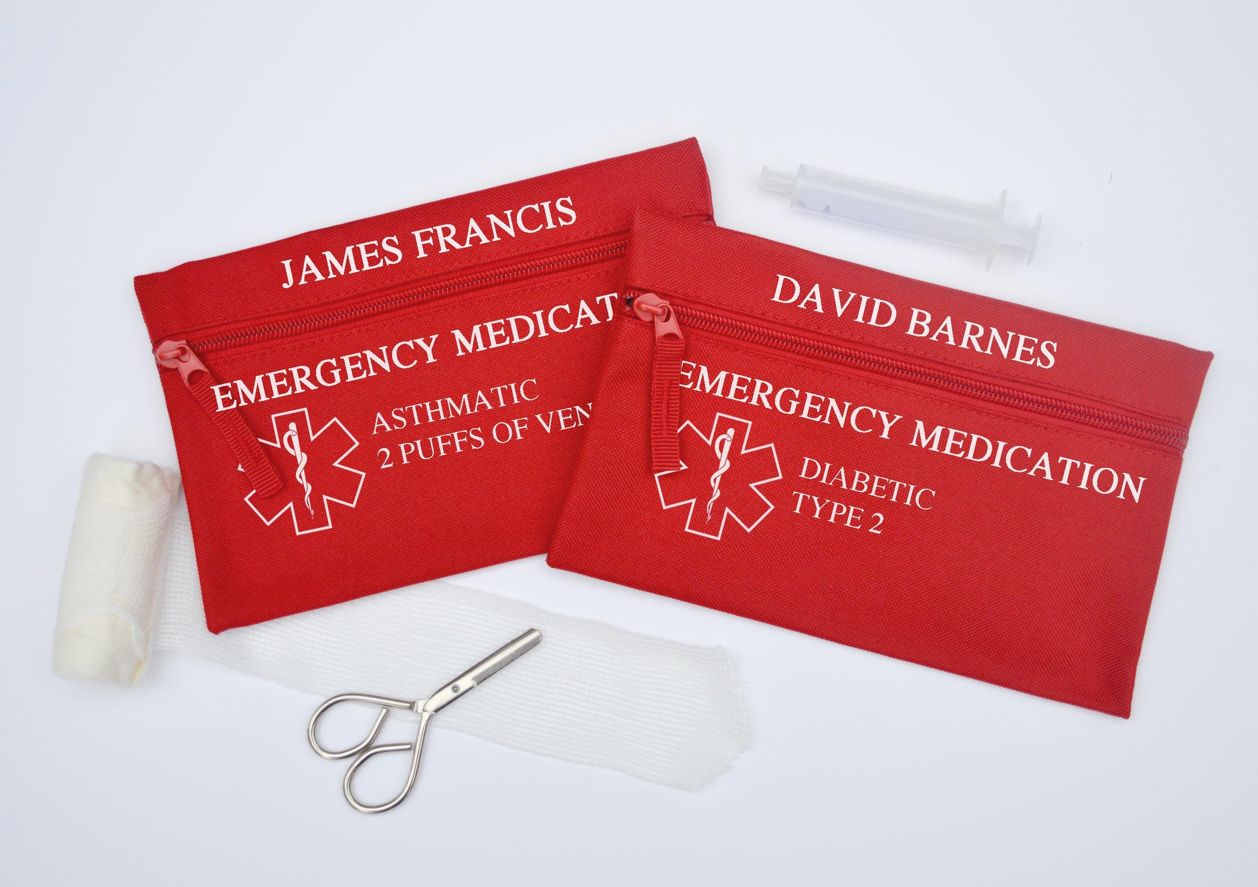 Emergency Medication Bag, Medical Alert, Medication Carrier, SOS ...