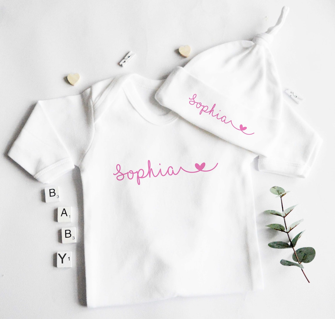 Personalised Baby Grow Personalised Romper Hello World Baby - Etsy