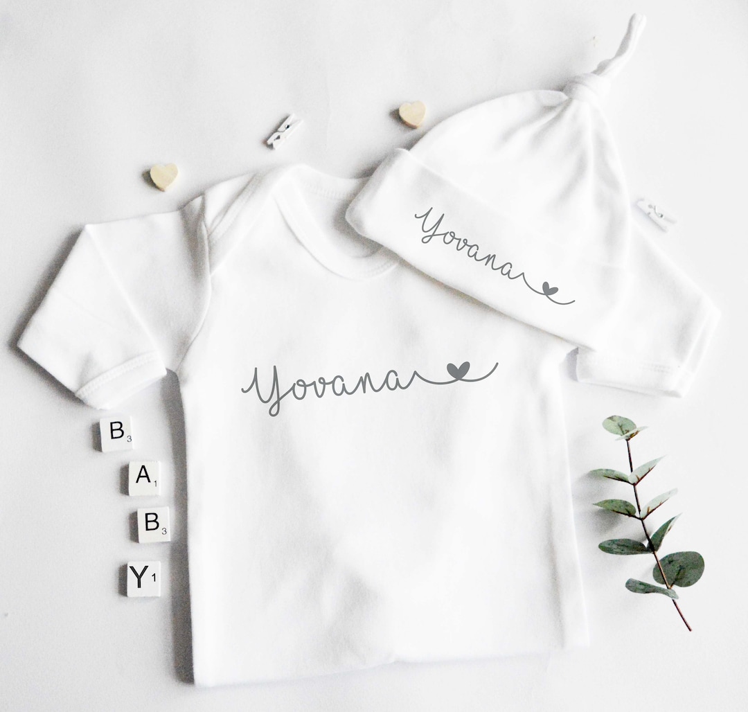 Personalised Baby Grow, Personalised Romper, Hello World Baby Grow, New ...