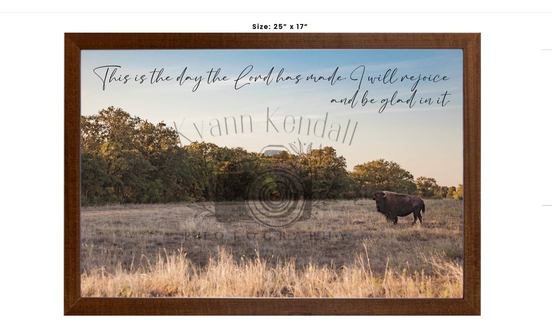 Rejoicing Rustic Scripture Buffalo INSTANT DOWNLOAD, Buffalo Wall Art ...