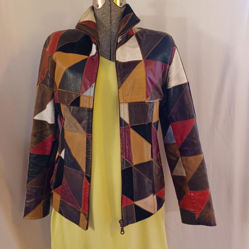 Patchwork Leather - Etsy UK