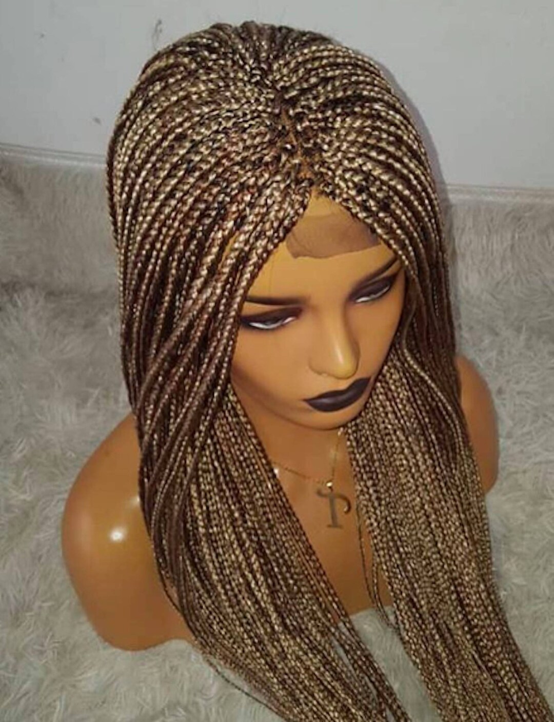 Box Braided Wig, Box Braid Wigs, Braided Wig, Braid Wig, Lace Wig, Full ...