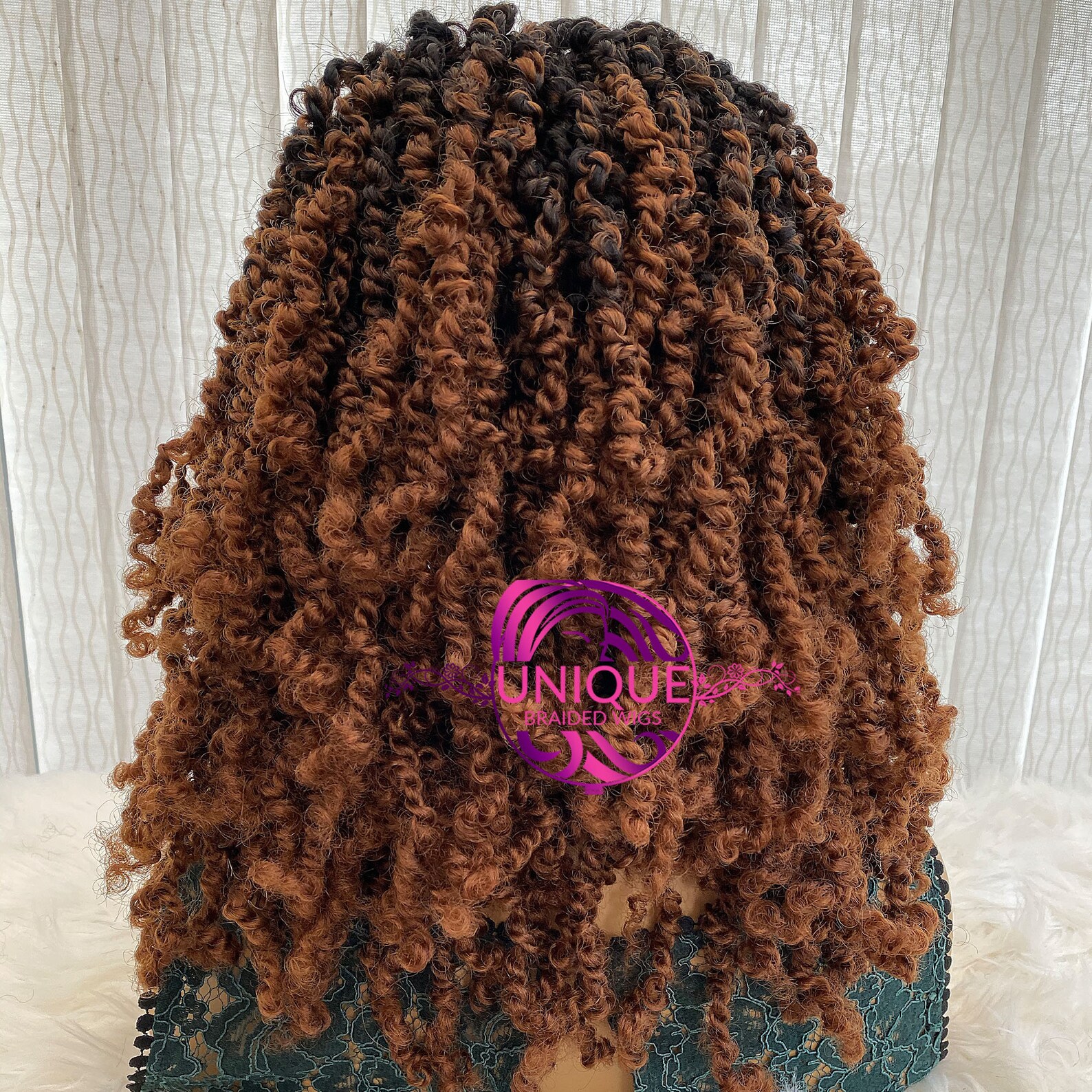 Braided Wigs Spring Twists wig Braid Wig Braid Wig for | Etsy