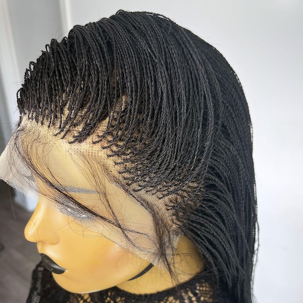Micro Braids Wig Handmade - Etsy