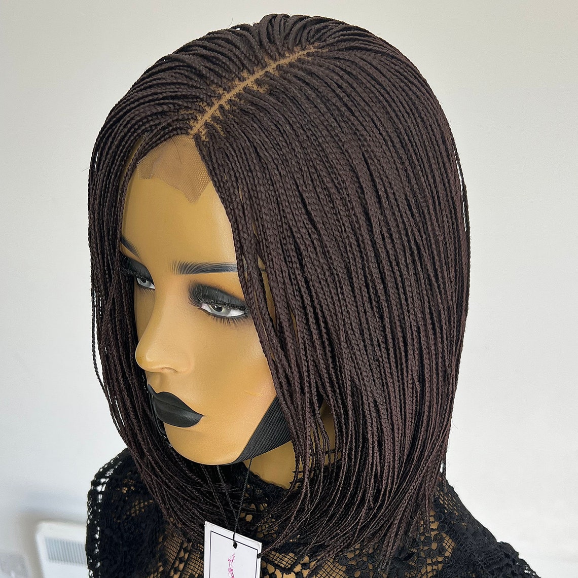 Braid Wigs Micro Braid Wig Box Braid Wig Braided Wigs - Etsy UK