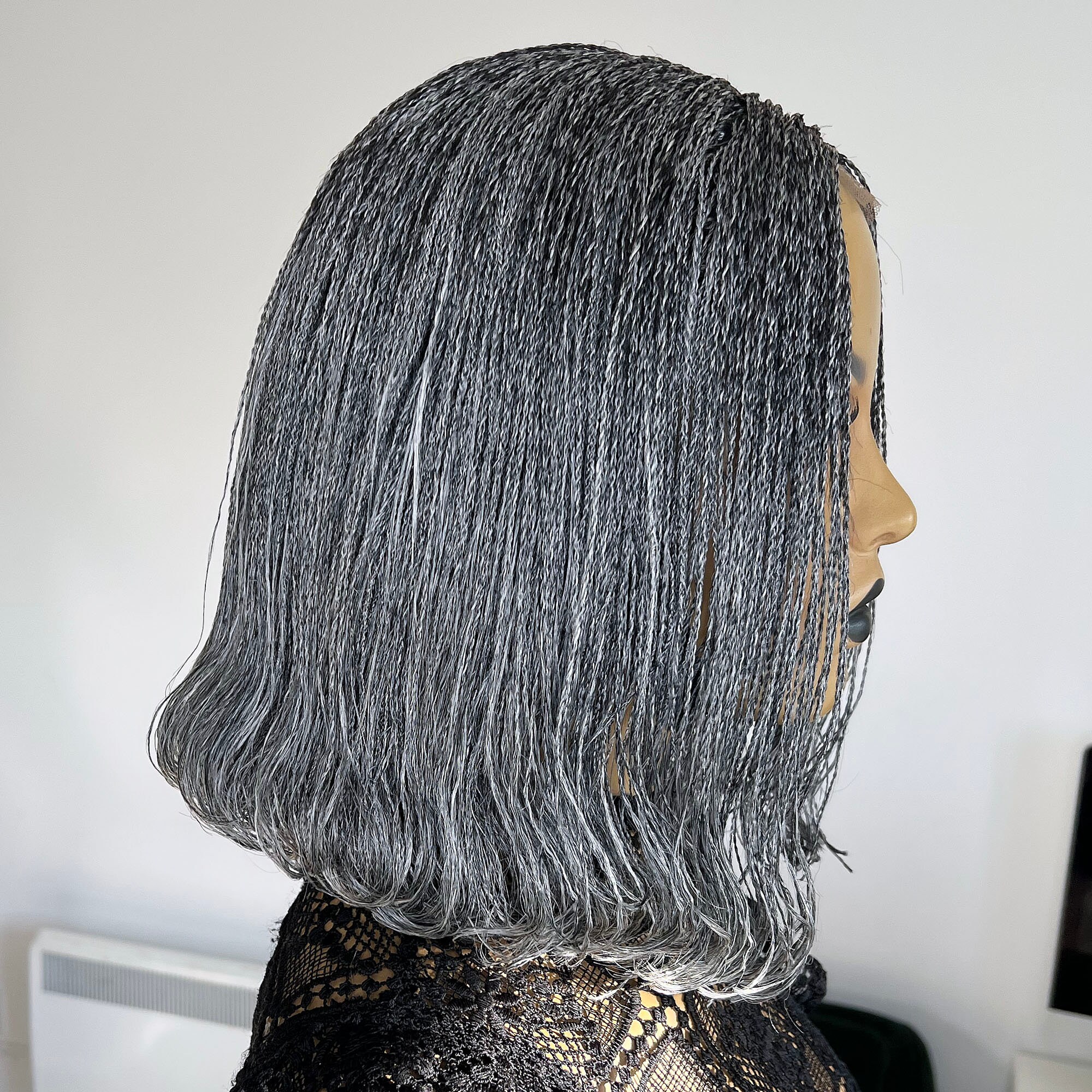 Braid Wigs, Micro Braid Wig, Braided Hairstyles, Micro Senegalese ...