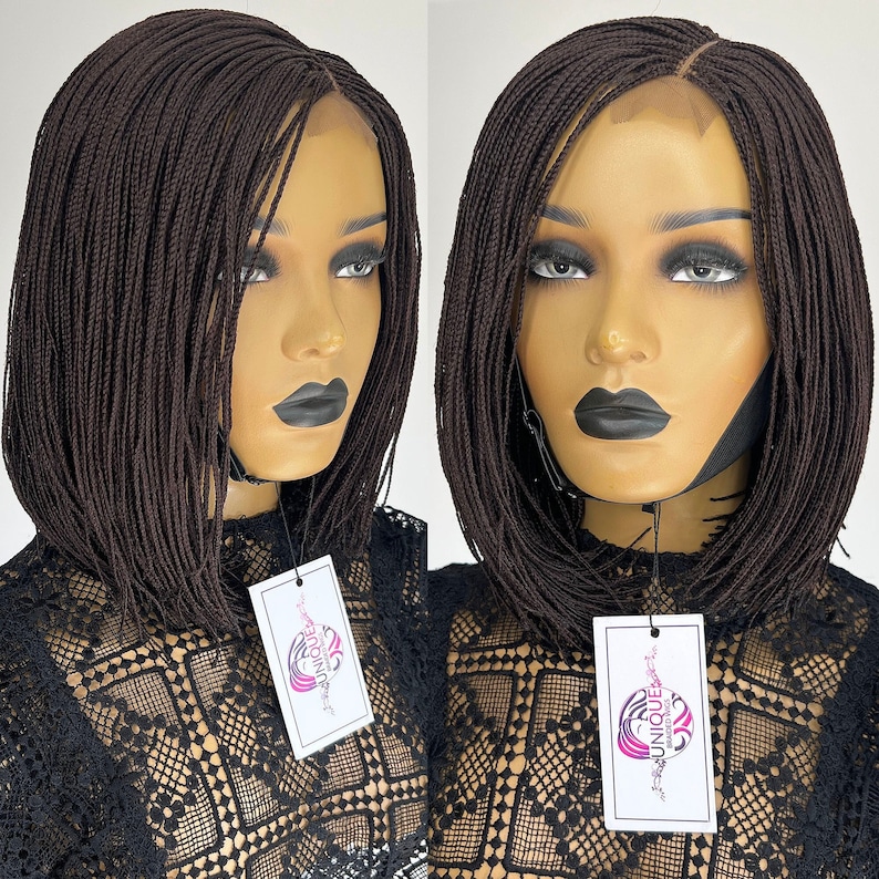 Braid Wigs, Micro Braid Wig, Box Braid Wig, Braided Wigs, Short Wigs ...